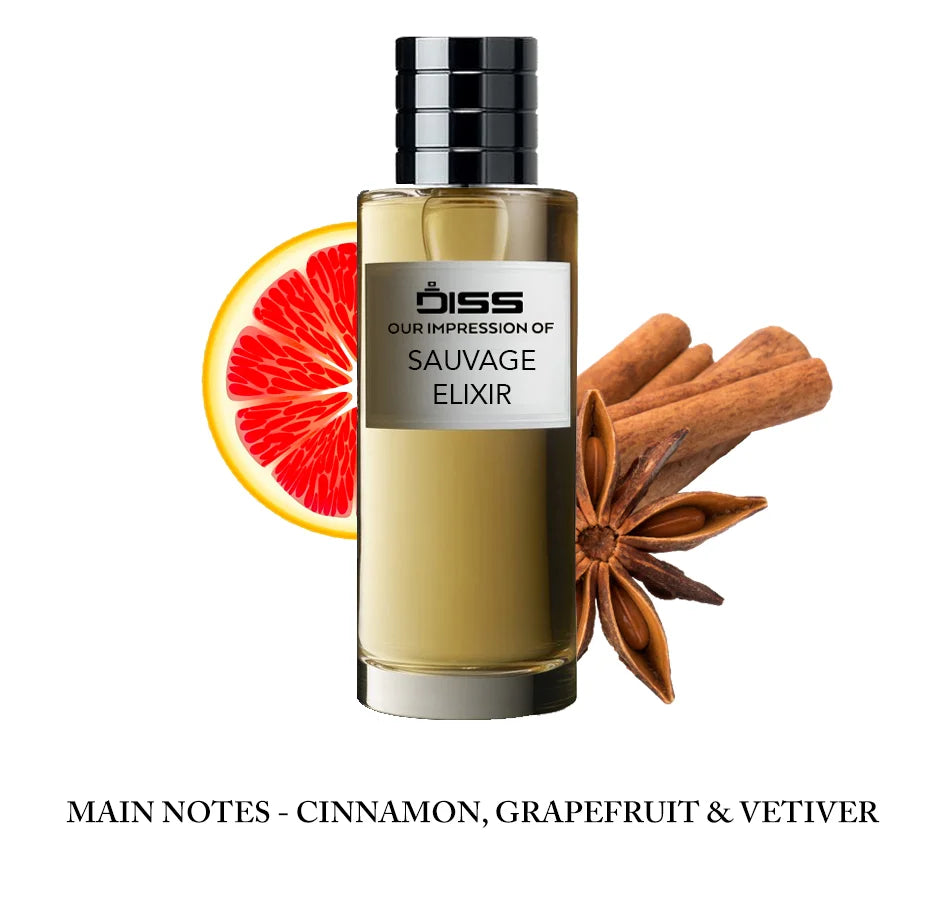Our Impression Of Sauvage Elixir - For Men – Diss Fragrance